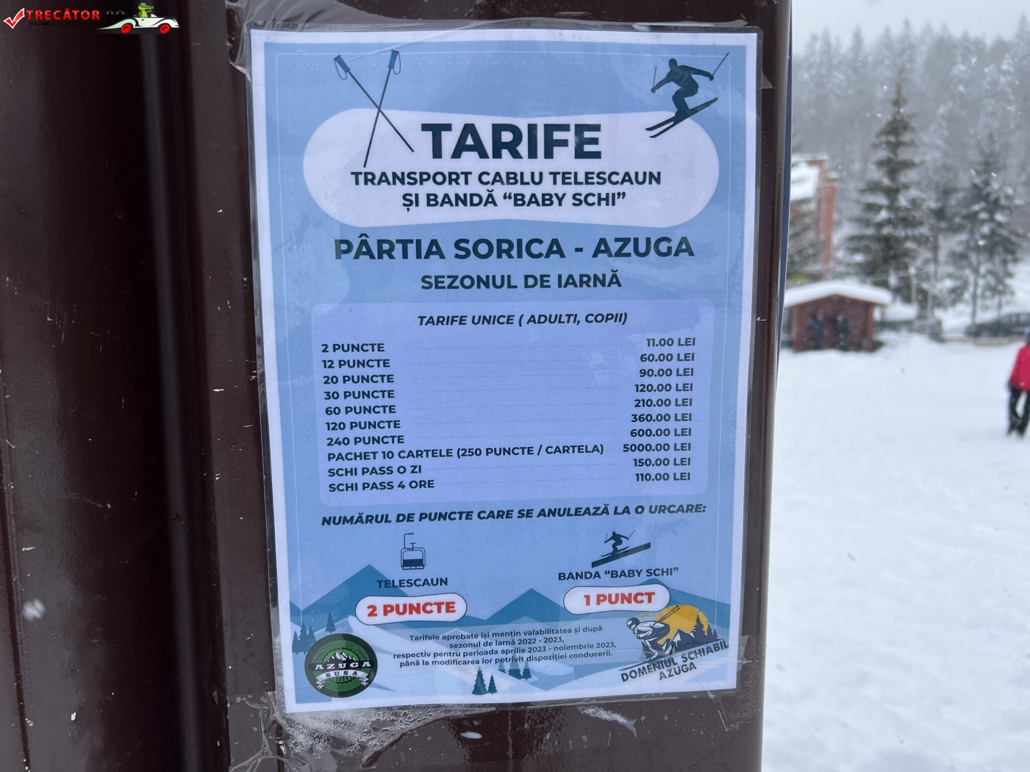 Pârtiile de schi din Azuga – Obiective turistice de văzut și vizitat