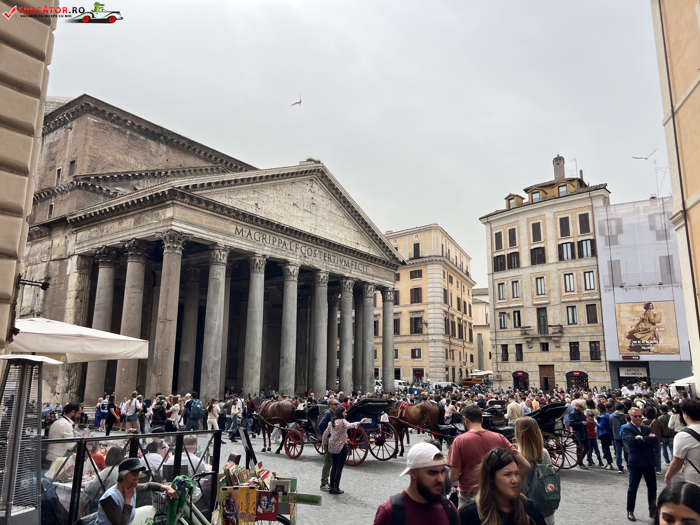 Panteonul din Roma – Obiective turistice de văzut și vizitat